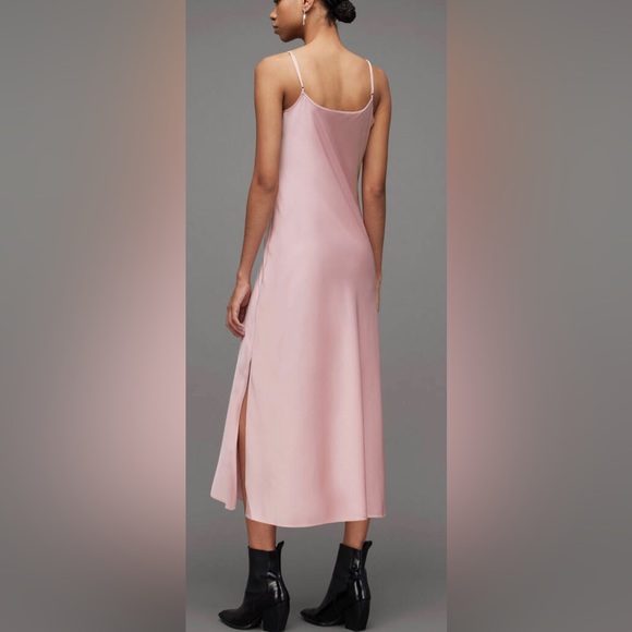 All Saints | Dresses | All Saints Hadley Cowl Neck Midi Slip Dress | Poshmark